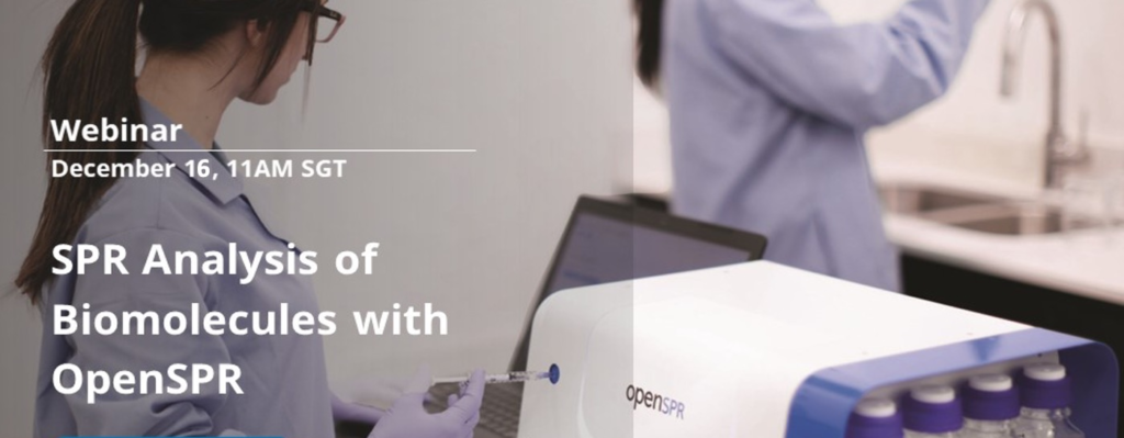 On-demand Webinar l Nicoya - SPR Analysis of Biomolecules with OpenSPR ...